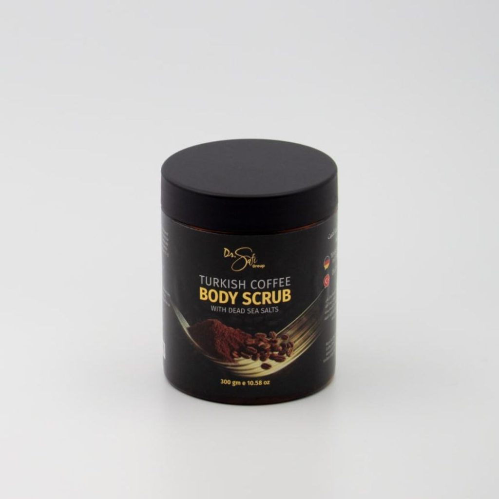 Body Scrub with Dead sea minerals – Turkish Coffee – Dr. Safi Group